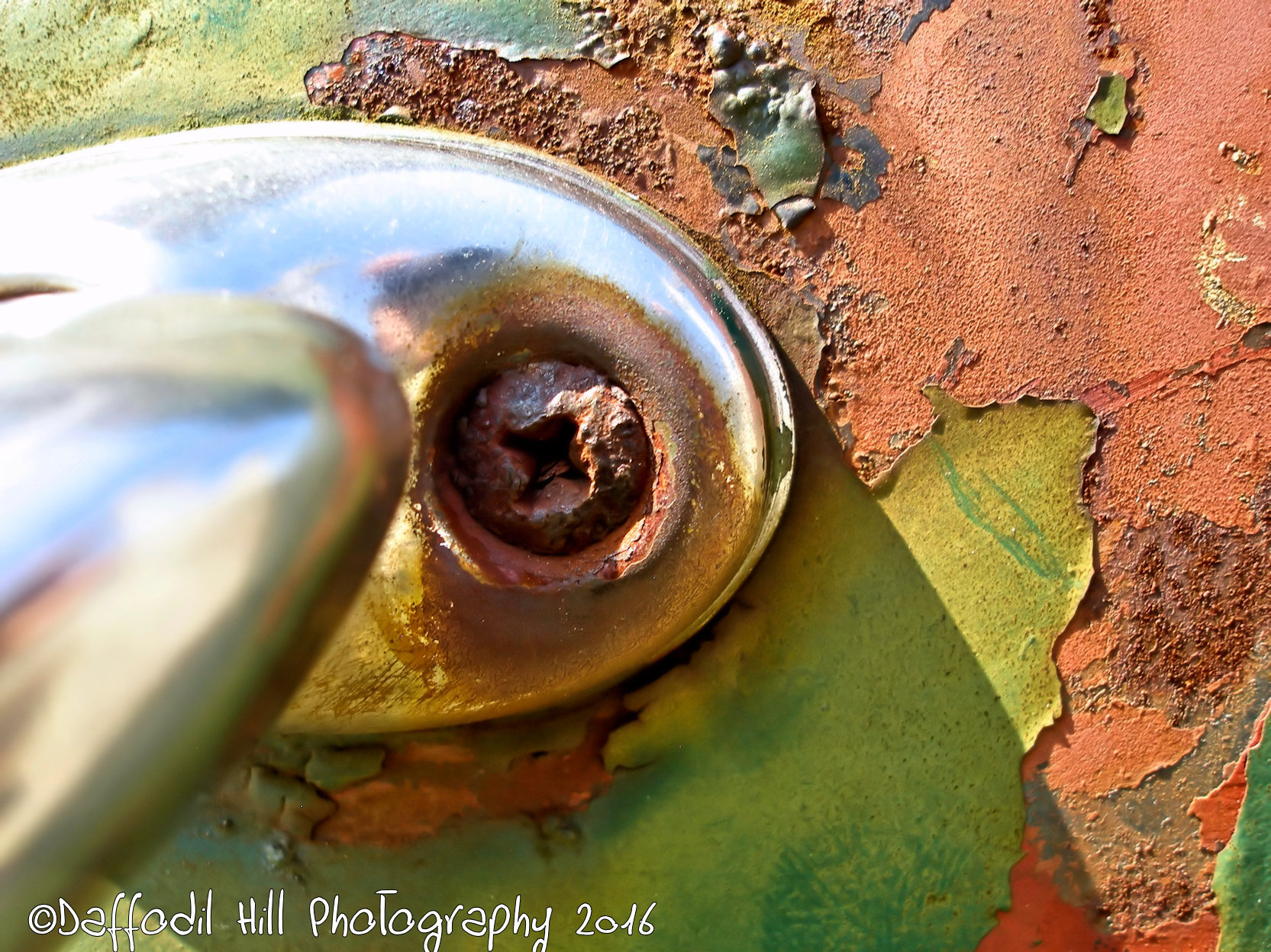 Chrome, Peeling Paint & Rust – Daffodil Hill Photography
